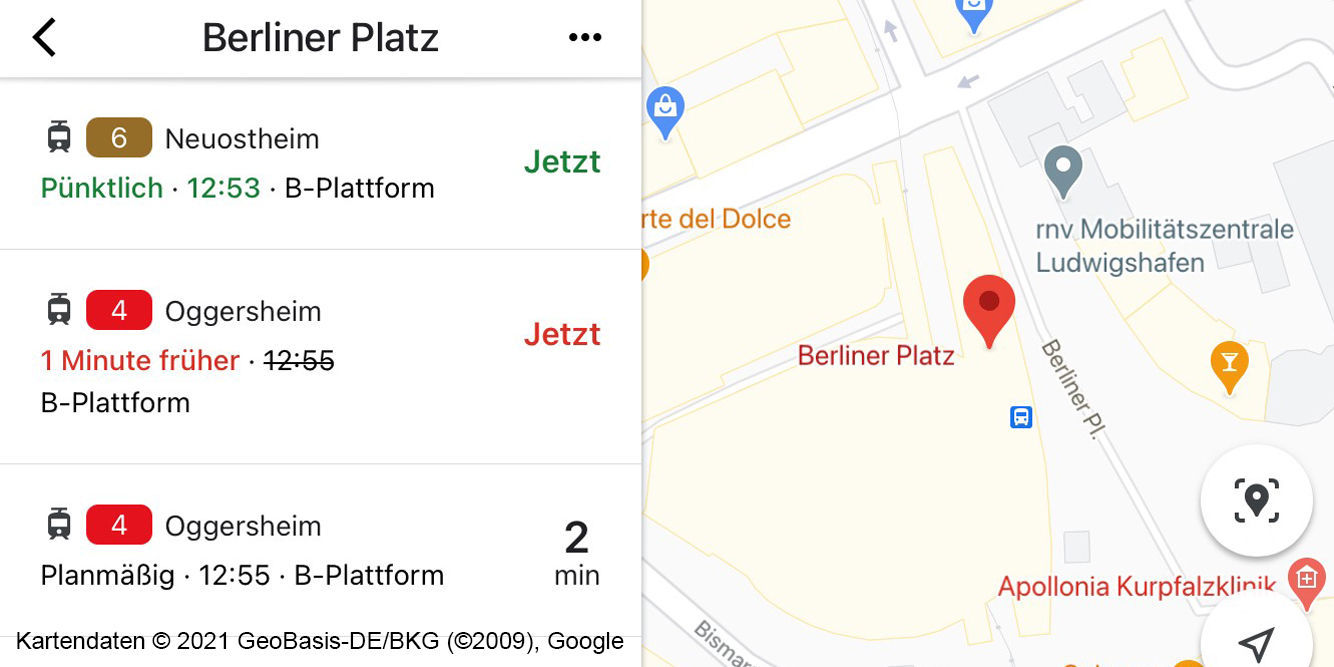Was die rnv mit Google Maps zu schaffen hat · der Blog der rnv