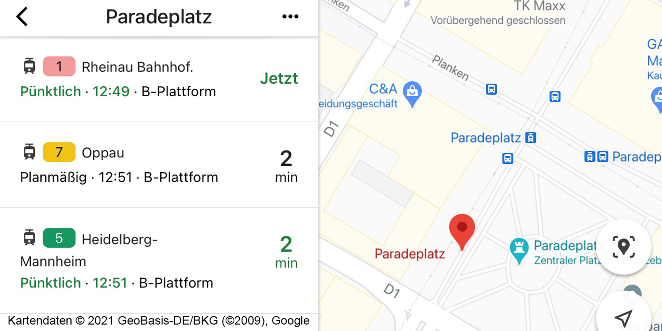 Was die rnv mit Google Maps zu schaffen hat · der Blog der rnv