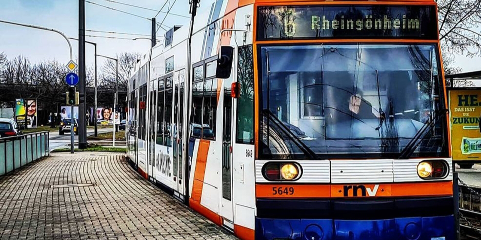 Die Straßenbahnlinien der rnv als rnv-Elf zur Fußball EM 2021 · der ...